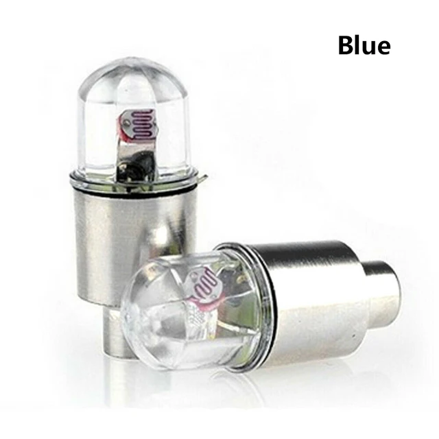 2PCS Wheel Lights Waterproof Car Auto Wheel Tire Tyre Air Valve Stem ...