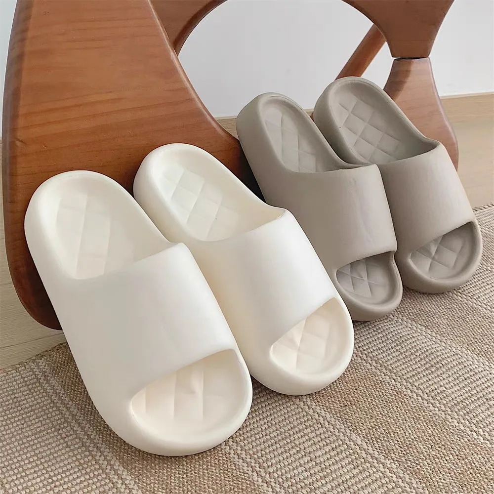 Big Size 46 47 Men Bathroom Slipper Summer Platform Slippers Women Soft ...