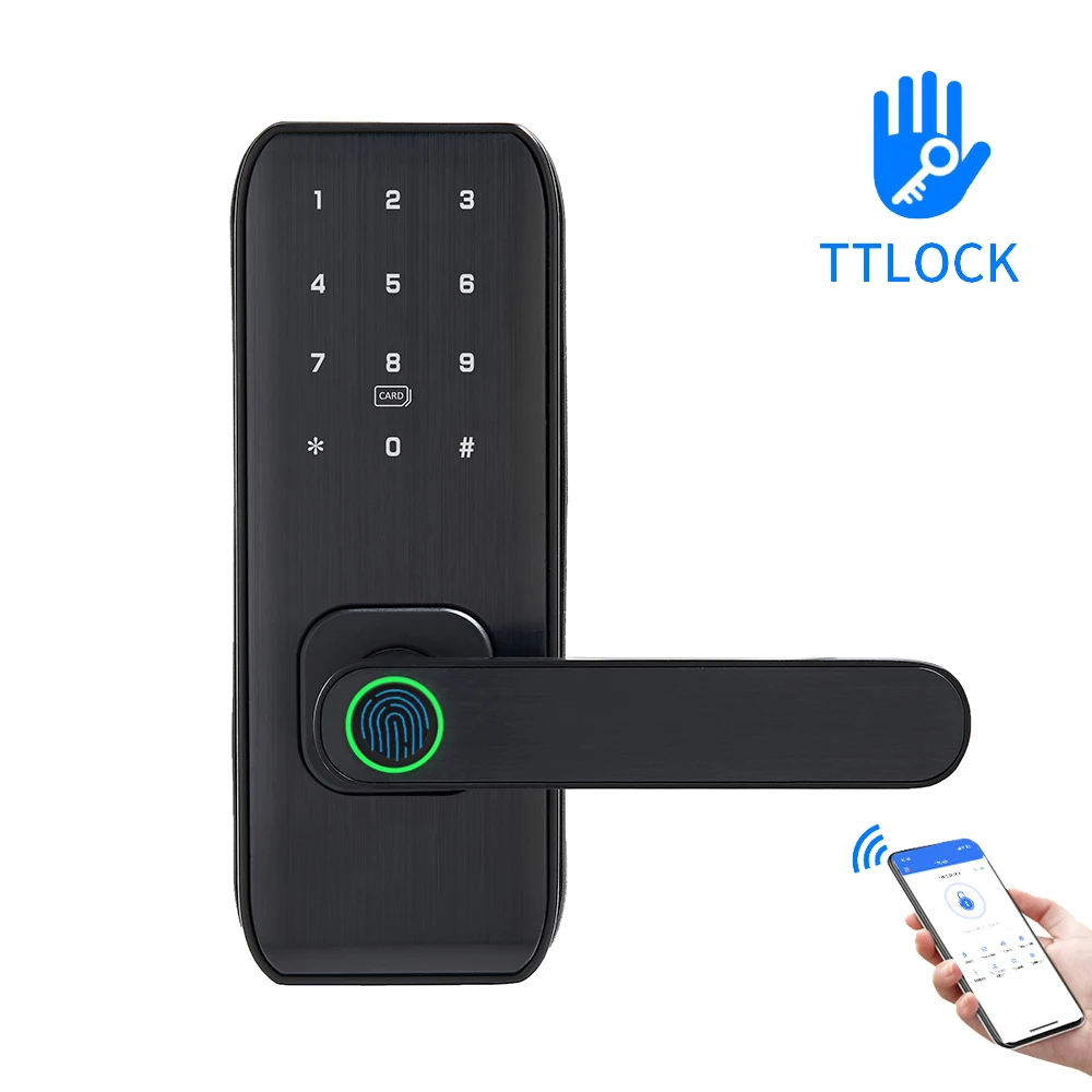 TTLock-APP-Smart-Fingerprint-Password-RFID-Deadbolt-Lock-For-Indoor ...