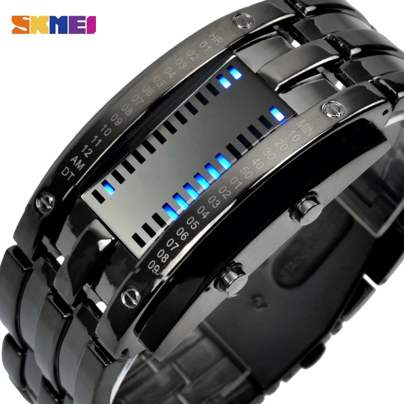 Waterproof Digital Watches Men | Stainless Steel Digital Watch ...