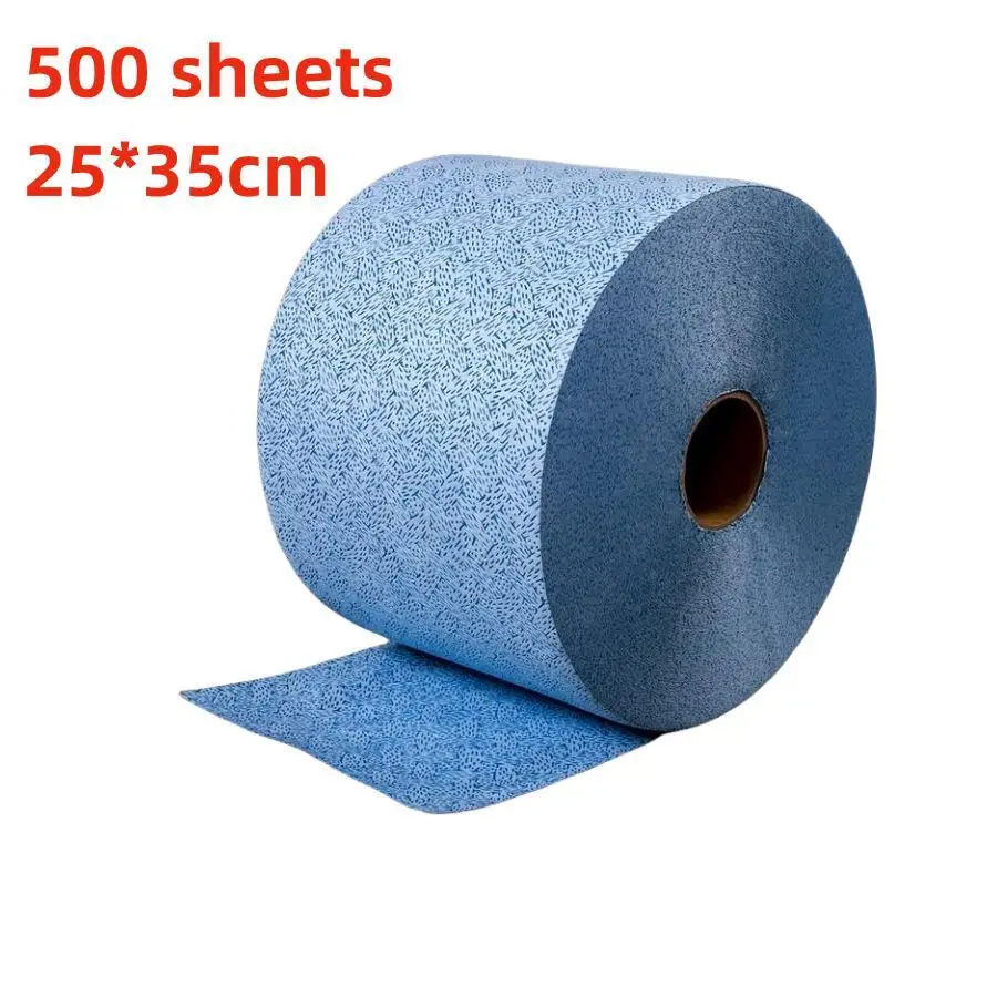 500pcs/roll Heavy Duty Dust-free Absorbing Oil Industrial absorbent ...
