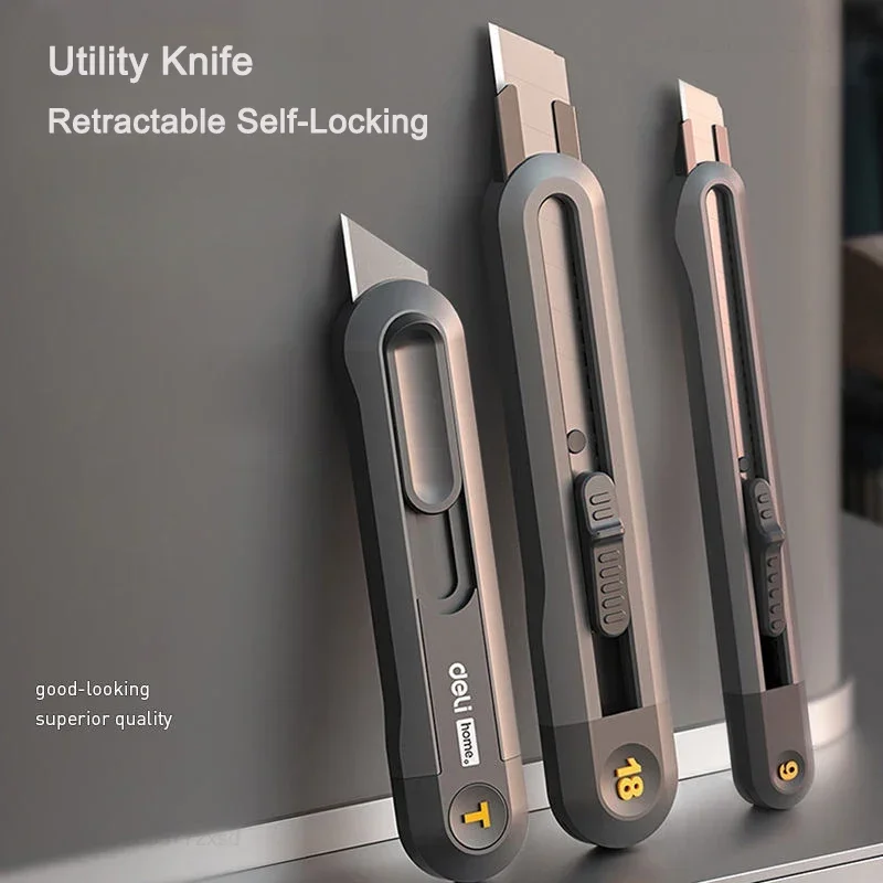 Deli-Black-Sk2-Blade-Utility-Knife-Bot-o-retr-til-Ferramenta-de ...