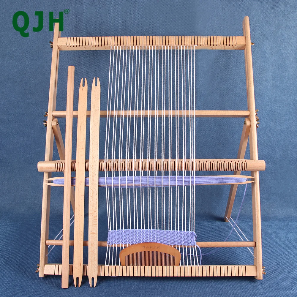 Weaving Loom Kit For Beginners, With Stand , Tapestry, Large Woven Wall ...