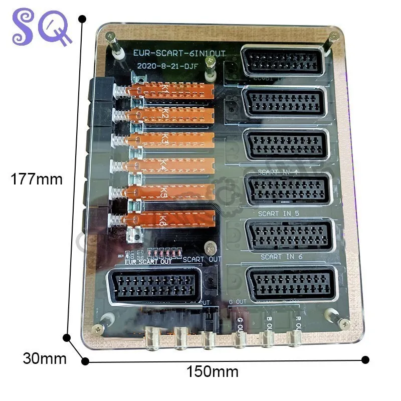 Retro-Scart-Switch-6-in-1-Output-Video-Mini-Distributor-Converter ...