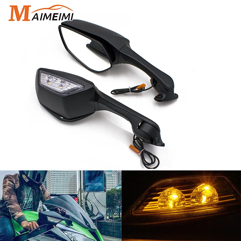 Motorcycle-Rearview-Side-Mirrors-with-LED-Turn-Signal-Light-For ...