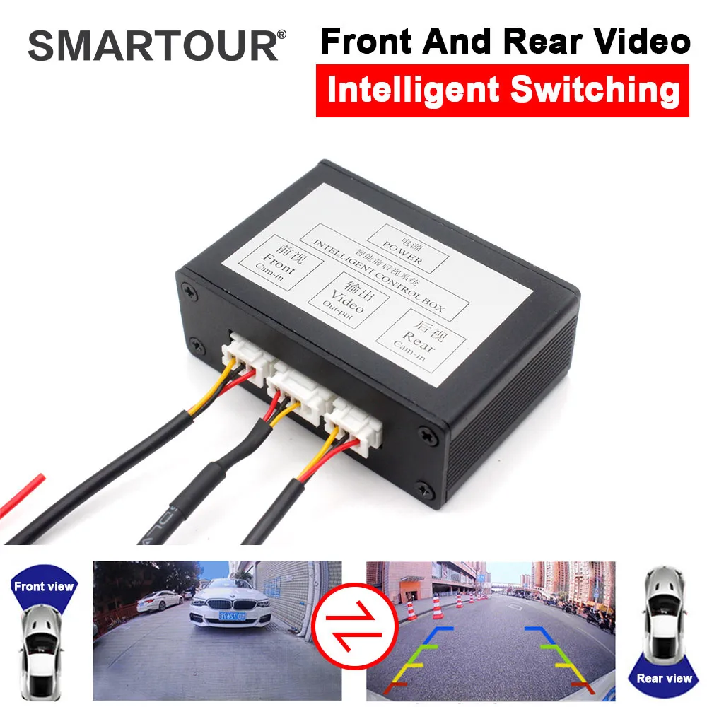CAR-Cameras-Front-and-Rear-View-camera-Image-Switch-Control-Box-with ...