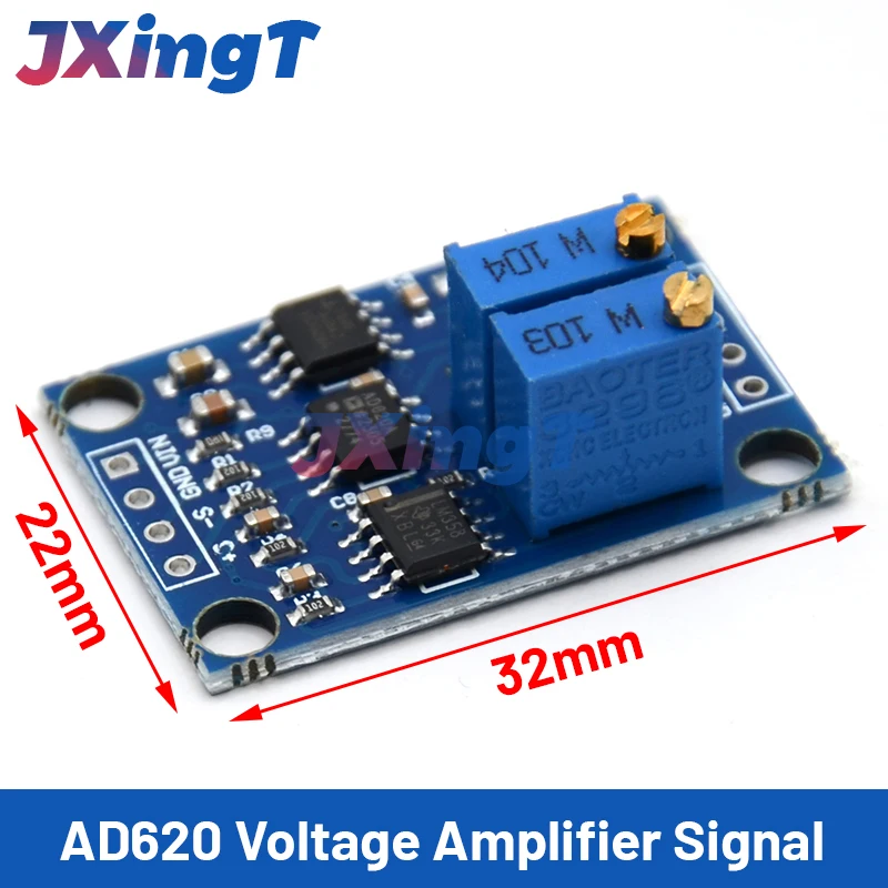AD620-Microvolt-MV-Voltage-Amplifier-Signal-Instrumentation-Module ...