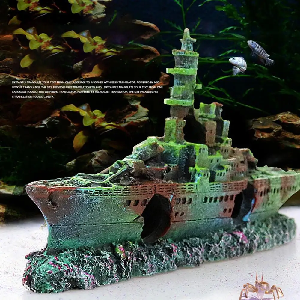 Aquarium-Ship-Decoration-Realistic-Pirate-Ship-Shipwreck-Aquarium ...