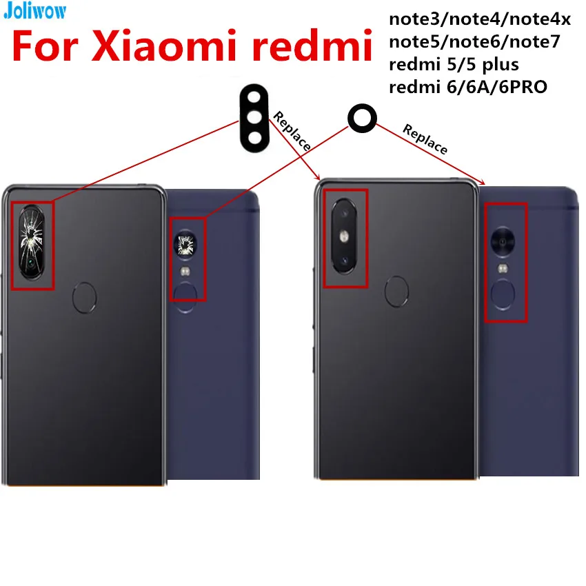 Xiaomi redmi 5 PLUS 6 A pro note5 주 6 주 3 주 4 X S2 후면 카메라 유리 렌즈 교체 부품|휴대폰 유동 케이블| - AliExpress