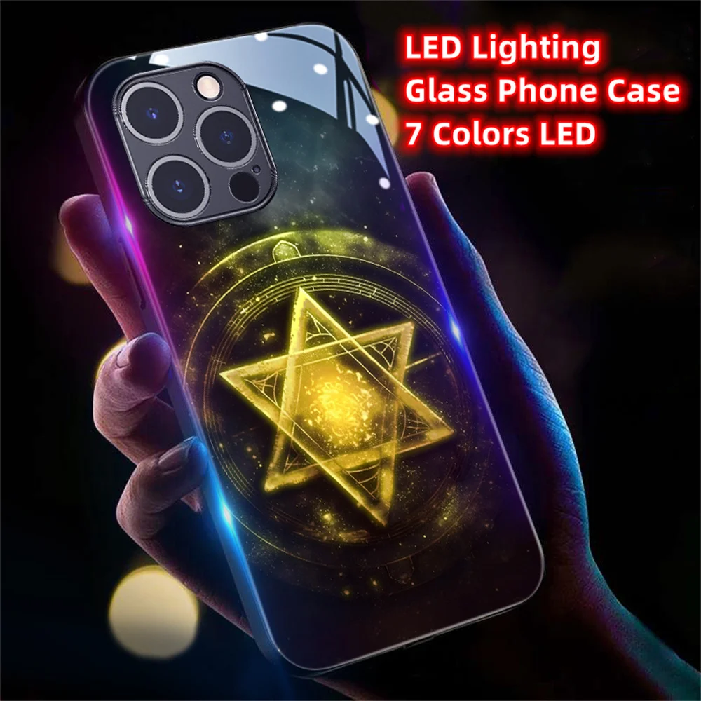 Lucky-Magic-Formation-Pattern-LED-Light-Up-Glowing-Luminous-Phone-Case ...
