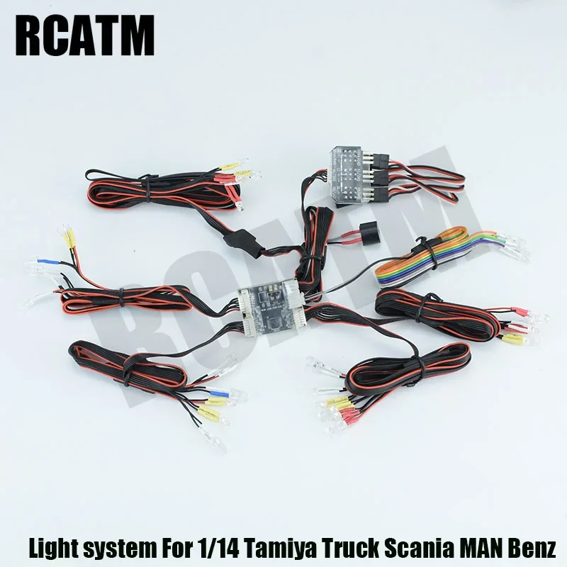 LED-Front-Rear-Light-System-for-1-14-Tamiya-Truck-Trailer-Scania-R470 ...