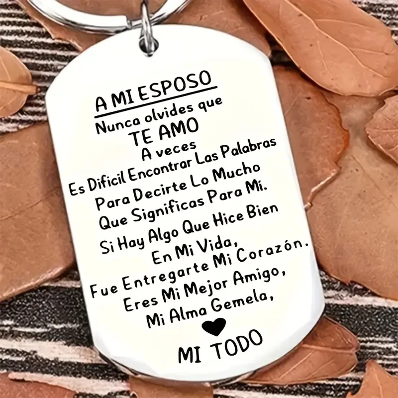 1Pc Romantic Stainless Steel Couples Keychain – Elegant Gift for ...