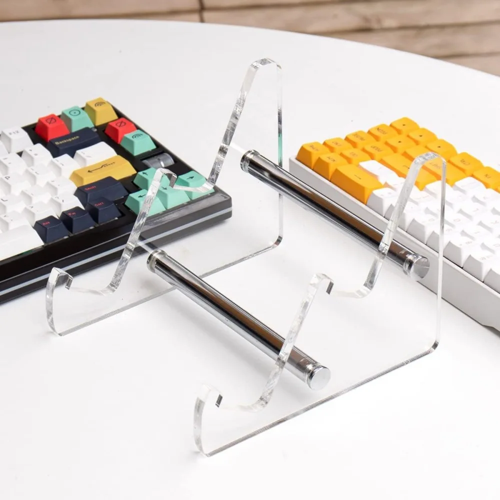 3-Tiers-Display-Keyboard-Holder-Transparent-Acrylic-Stand-For ...
