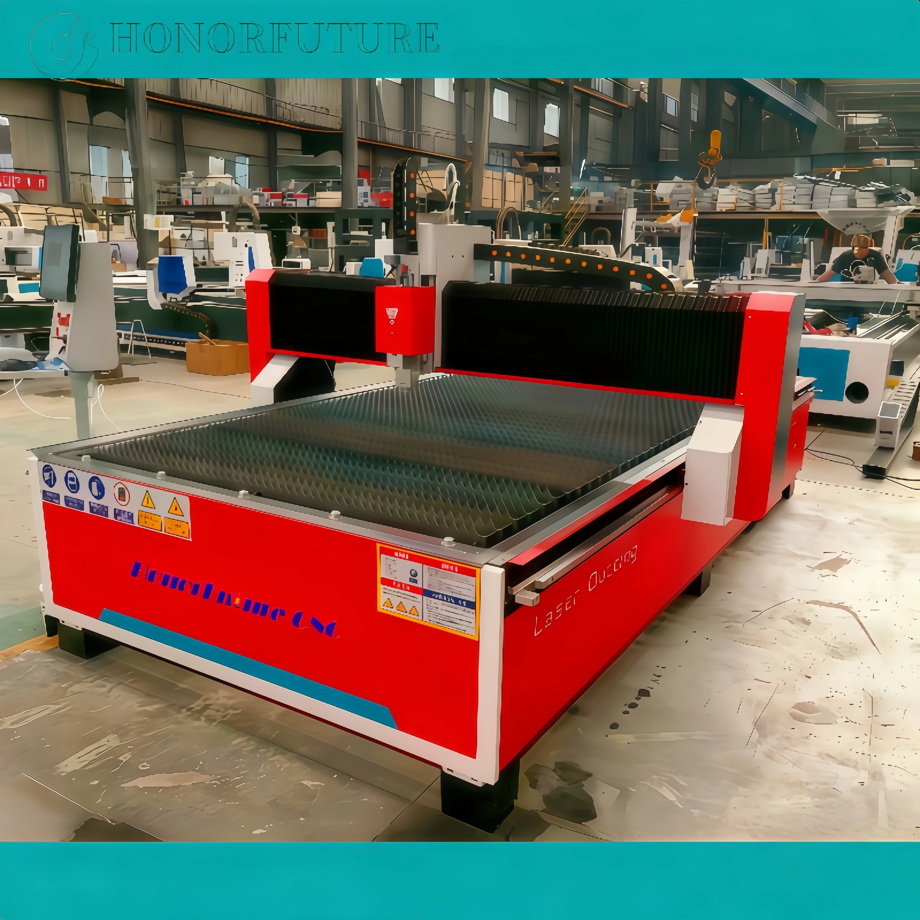 Wholesale Price 1500w 1200W Fiber Laser Cutting Machine Table for Steel ...