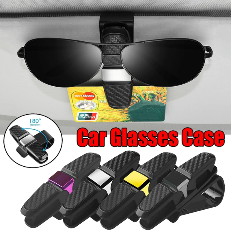 Car-Glasses-Case-Car-Sun-Visor-Glasses-Holder-Universal-Sunglasses ...