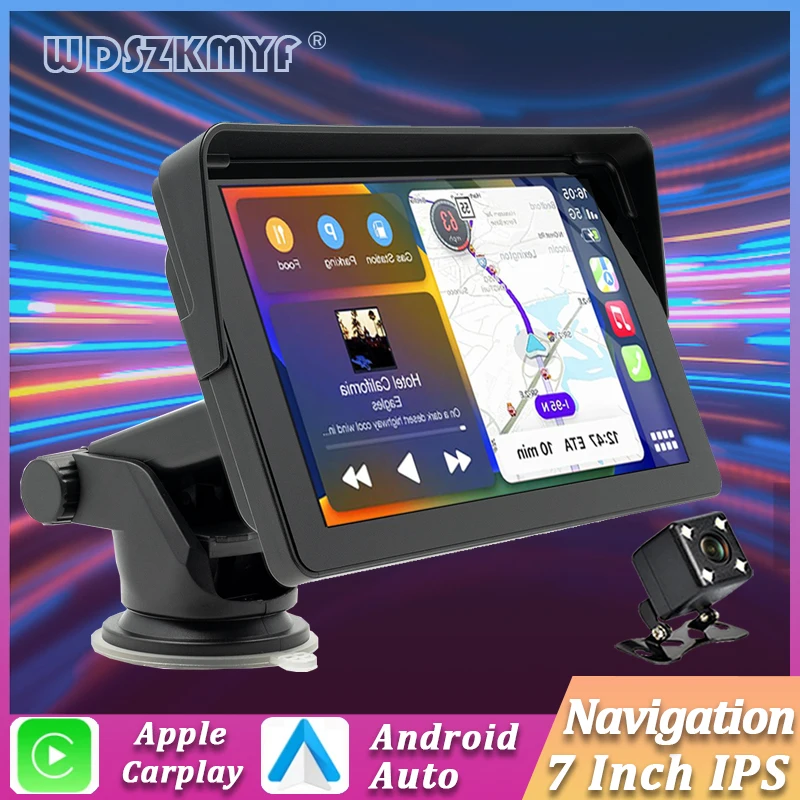 Wireless-7Inch-Car-Radio-Automotive-Multimedia-Carplay-Android-Auto ...