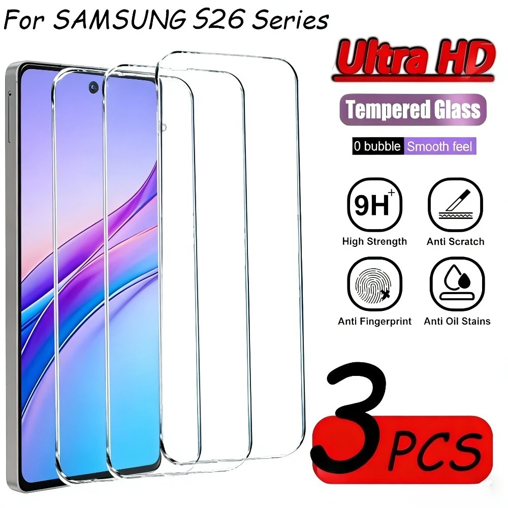 3Pcs Ultra Clear Screen Protector for Samsung Galaxy S26 S25 S24 Ultra ...