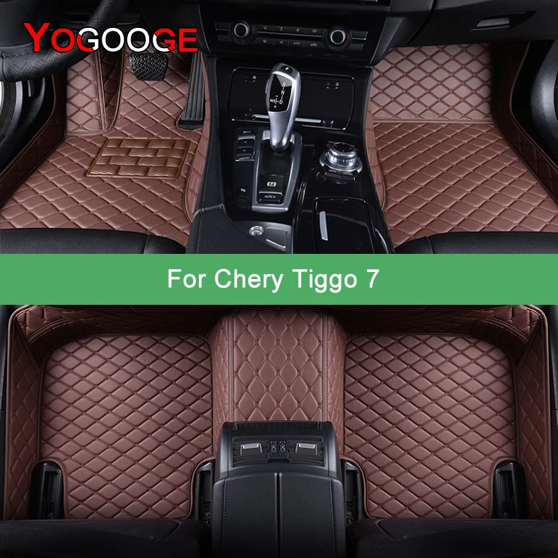 YOGOOGE-Custom-Car-Floor-Mats-para-Chery-Tiggo-7-7Pro-7Plus-tapetes ...