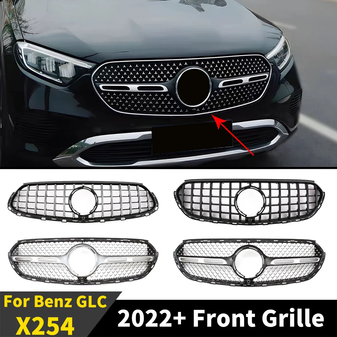 Front-Bumper-Grille-Inlet-Grill-Middle-Mesh-Tuning-Accessories-For ...