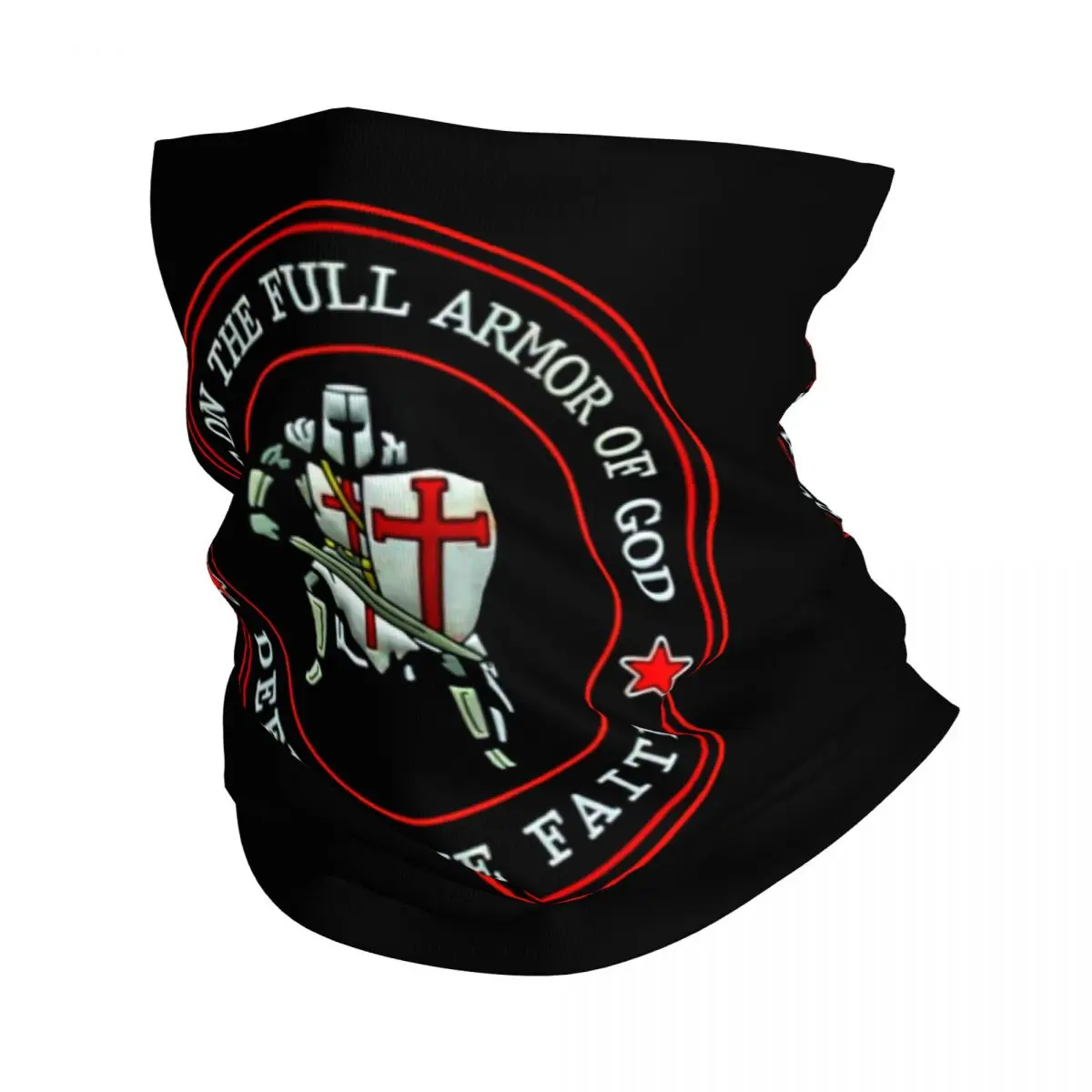 Christian Knight Defend The Faith Neck Gaiter Women Men UV Protection ...