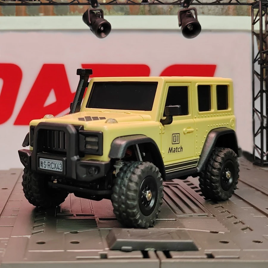 LDARC X43 RTR 크롤러 RC 자동차 1/43 시뮬레이션 풀 타임 4WD 리모컨 미니 클라이밍 차량, 장난감 데스크톱 ...