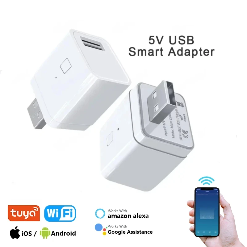 1-3Pc-Tuya-Smart-WiFi-Micro-USB-Adaptor-Switch-5V-Mini-USB-Power ...