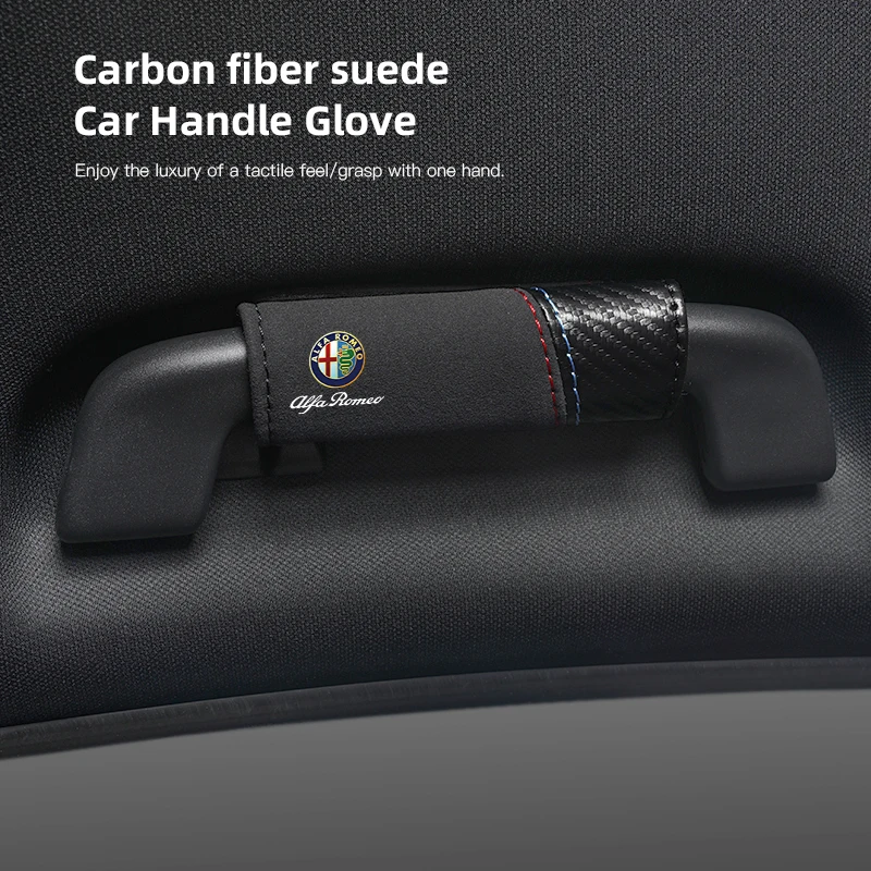Car Interior Door Handle Cover Handgrip Protect Casing For Alfa Romeo ...