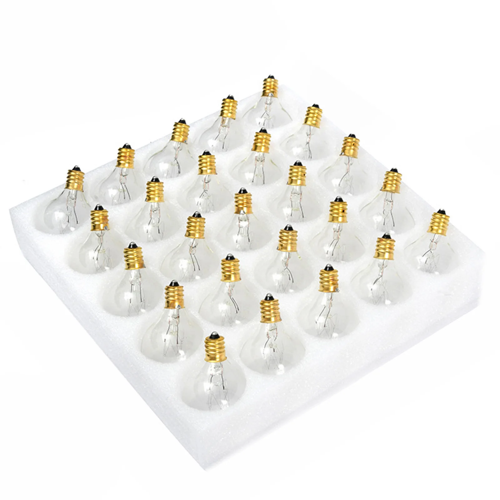 25pcs-Light-Bulbs-Replacement-G40-Tungsten-Bulb-Lamp-7W-220-240V-Clear ...