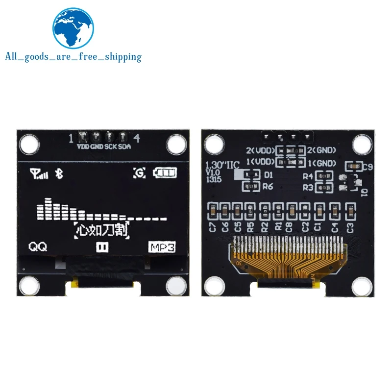 TZT-1-3-inch-oled-IIC-Serial-White-OLED-Display-Module-128X64-I2C ...
