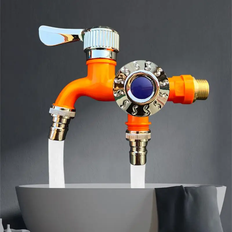Outdoor Quick Connector 3 Ways Water Tap 3/4 Antifreeze Outlet Hardware ...