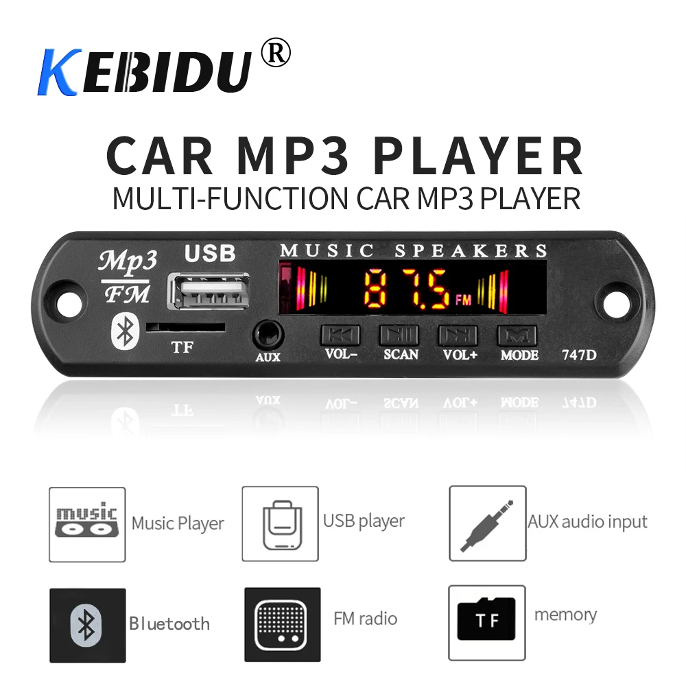 New 5v 12v Bluetooth Mp3 Decoder Board Mp3 Player Decoder Board Car Kit ...