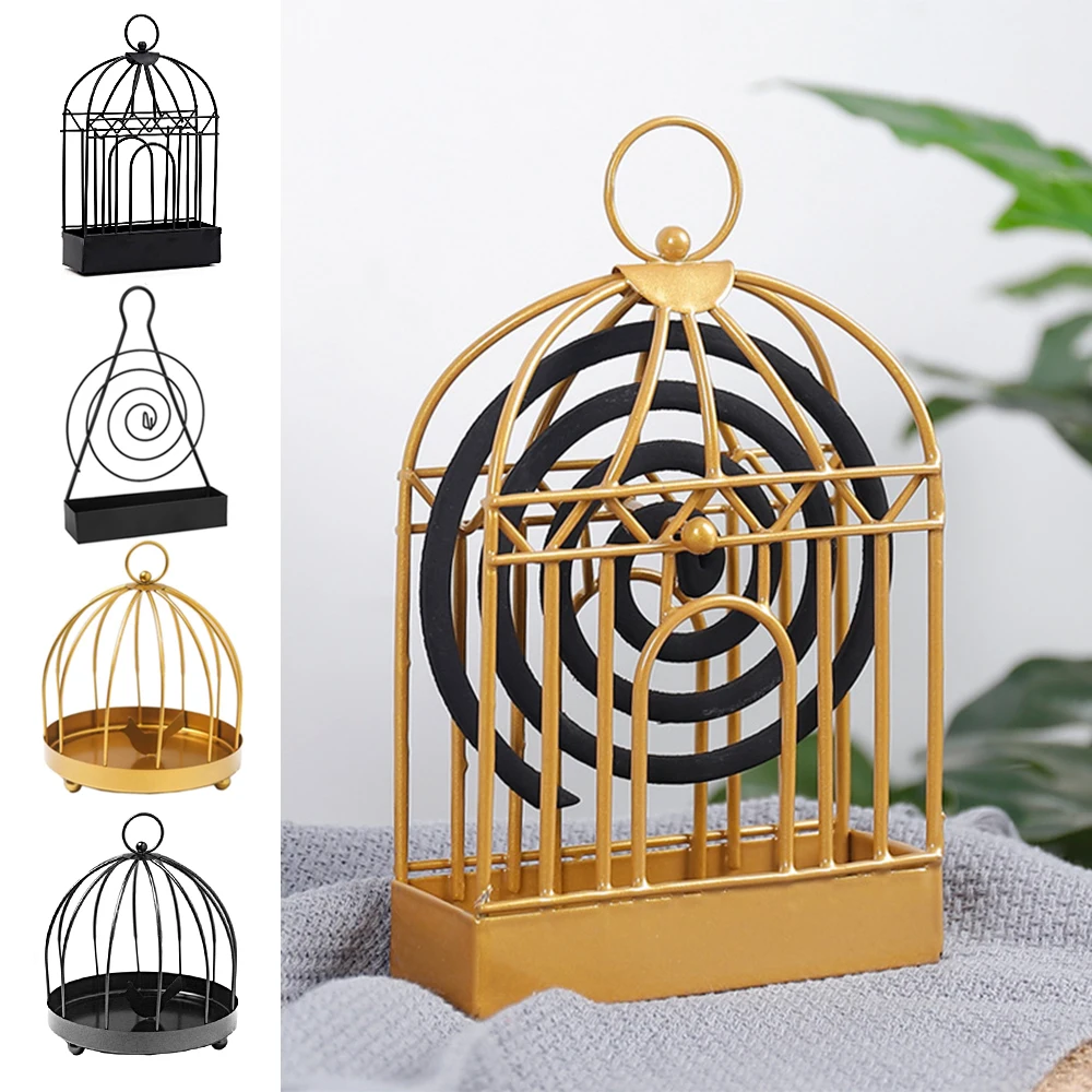 Ginkgo-Leaf-Mosquito-Coil-Holder-Wrought-Iron-Fireproof-Repellent-Rack ...