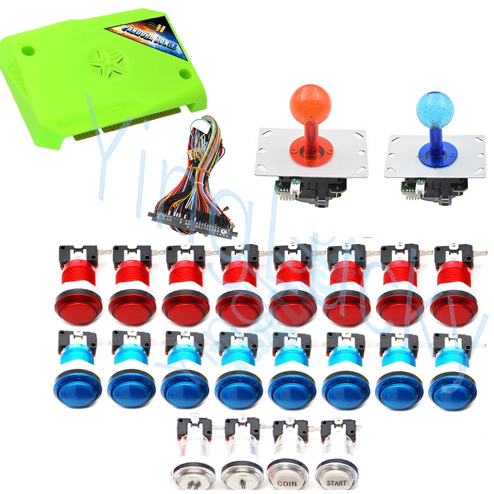 Pandora-Box-10th-Anniversary-DIY-Arcade-Kit-with-28p-jamma-wire-12V ...