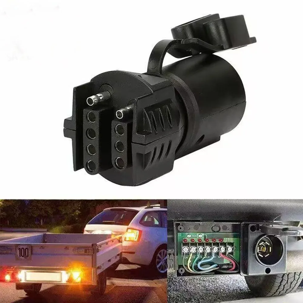 7-WAY-ROUND-TO-4-PIN-TRAILER-WIRE-LIGHT-ADAPTER-PLUG-RV-AUTO-BOAT ...