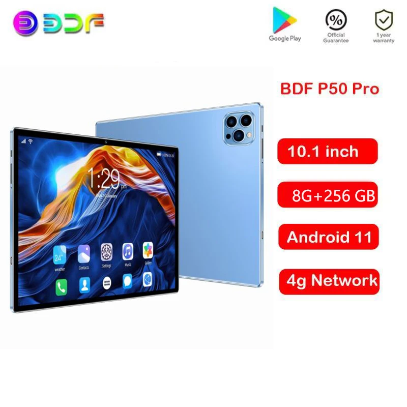 Original BDF 10.1 Inch Tablet 4G Network Android 11 Octa Core 8GB RAM ...