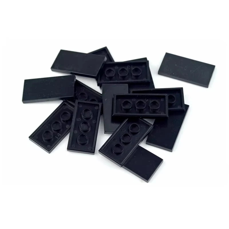 50Pcs MOC Building Blocks Tile 2x4 Smooth Bricks Classic Educational ...