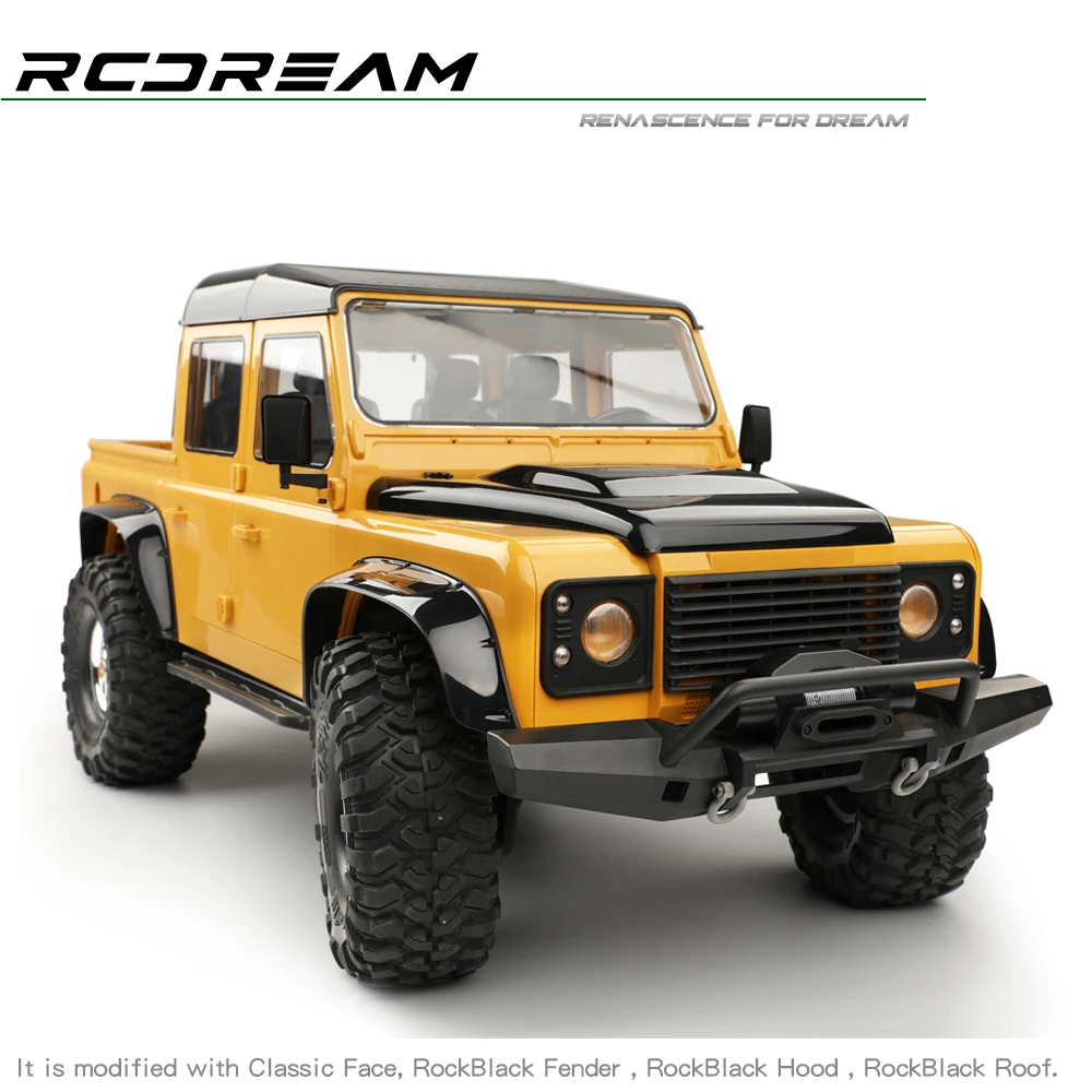 RCDream-RD110-Pickup-324mm-Hard-Body-Car-shell-Openable-4-Door-Interior ...