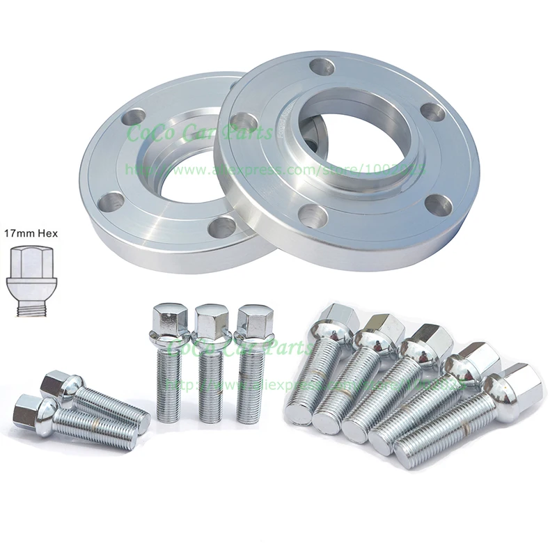 Entretoise de roue centrale avec boulons de roue arc-en-ciel, moyeu pour Mercedes Benz, 10mm ...