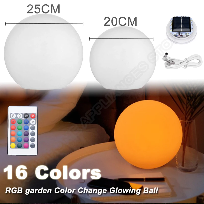 Waterproof-LED-Lawn-Light-Solar-Powr-RGB-garden-Color-Change-Glowing-Ball-Hotel-Decoration ...