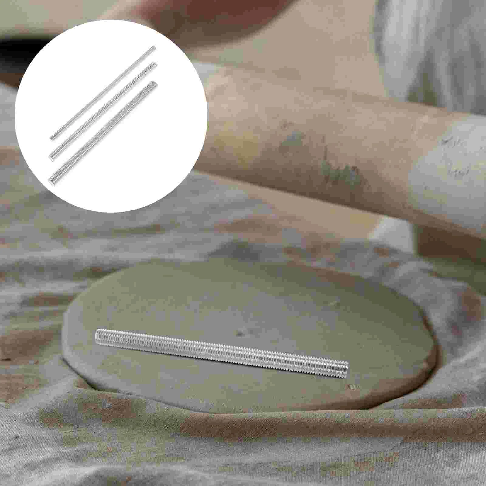 3Pcs-Pottery-Tools-Clay-Texture-Tools-Polymer-Clay-Roller-Pottery-Clay ...