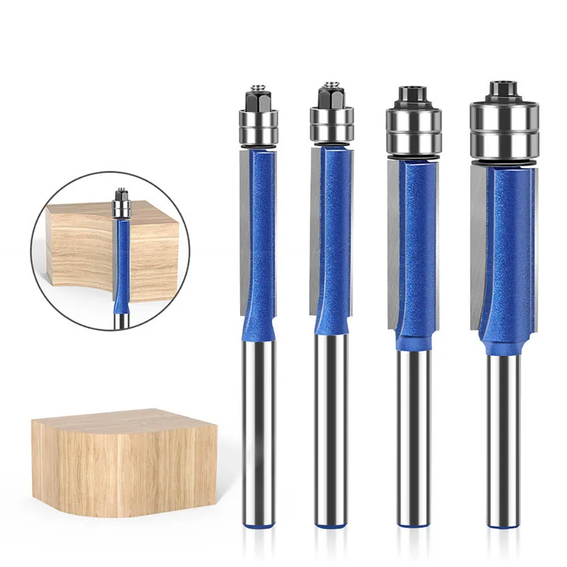1Pcs-6mm1-4-Shank-Router-Bit-With-Top-Double-Bearing-Milling-Cutter-For ...