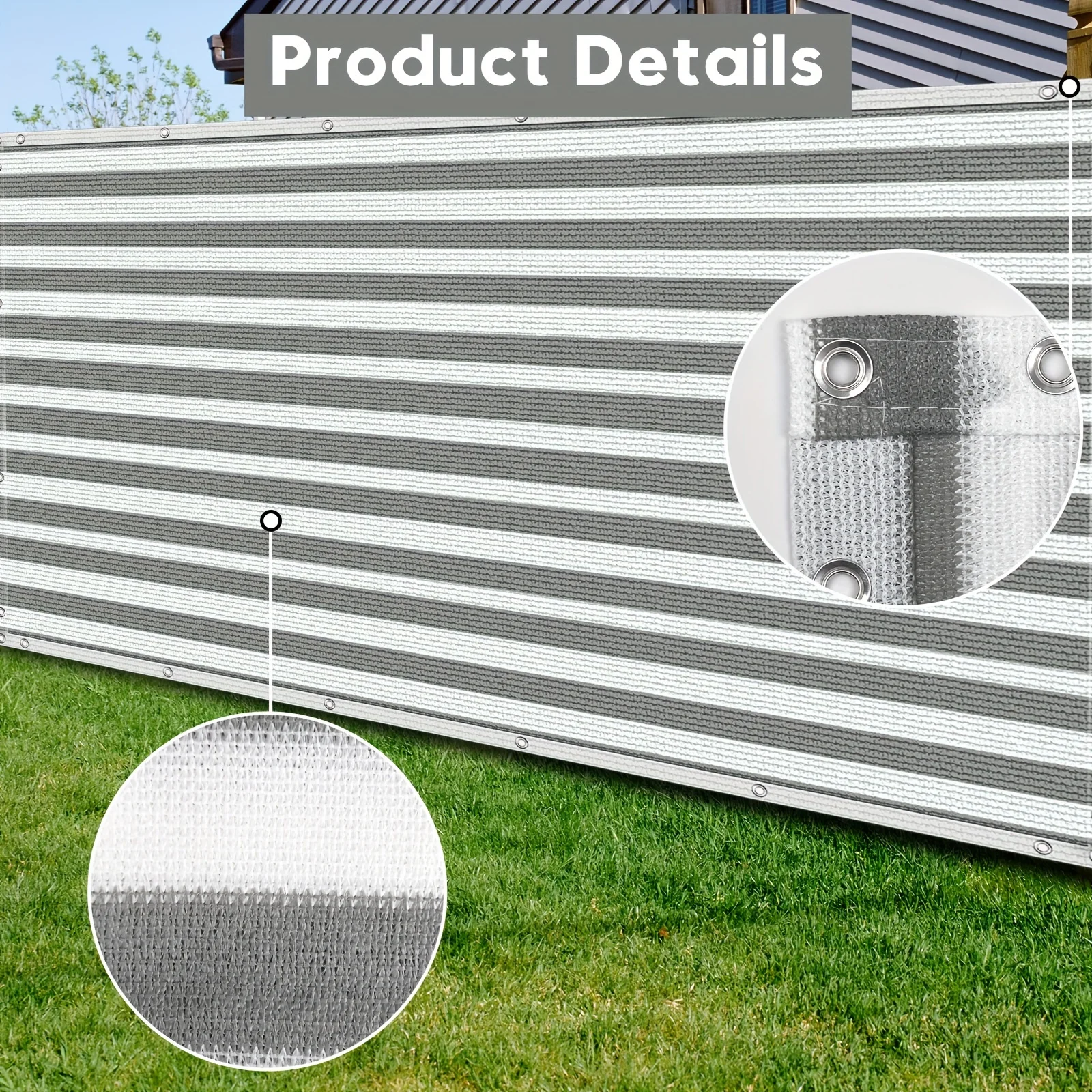 【Patio Sun Protection Net】Made of High-Quality High-Density ...
