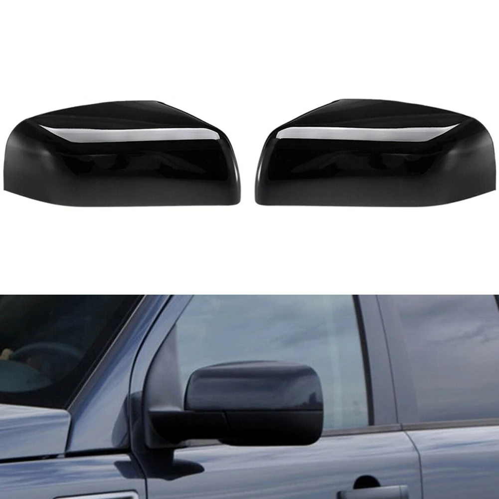 2-PCS-set-Gloss-Black-Wing-Mirror-Cover-Cap-For-Land-Rover-Discovery-4 ...