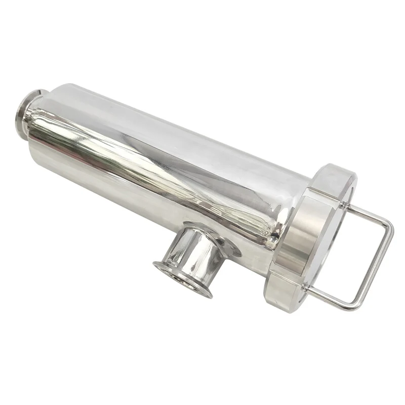 304-Stainless-Steel-Sanitary-Union-Ferrule-Elbow-In-line-Filter ...