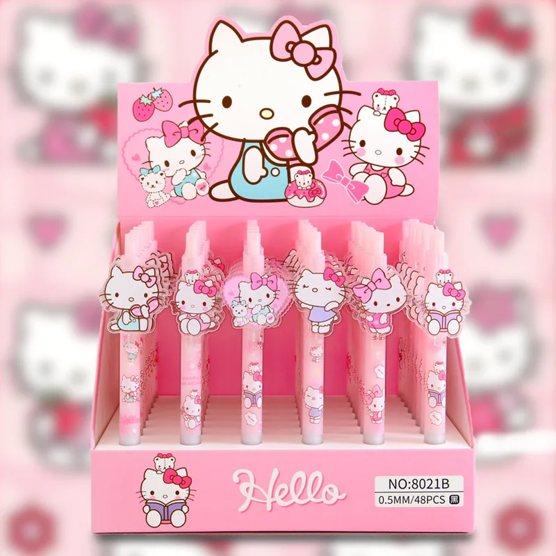 Sanrio-Kawaii-Anime-Gel-Canetas-Hello-Kitty-Signature-Pen-Escrita ...