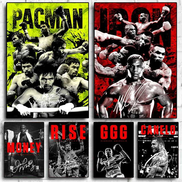 Boxing Legends Collage