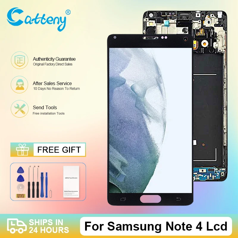 Wholesale 5.7 Inch For Samsung Galaxy N910 lcd With Touch Screen ...