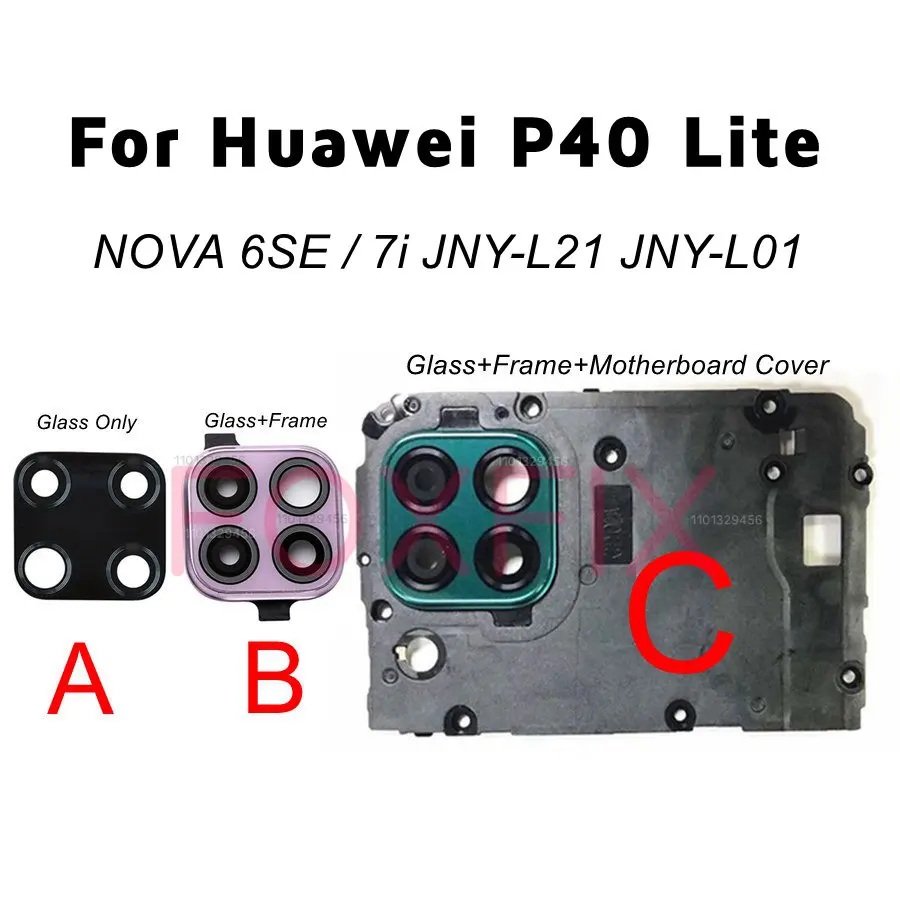 Rear Back Camera Lens Glass For Huawei P40 Lite Camera Glass Lens with ...