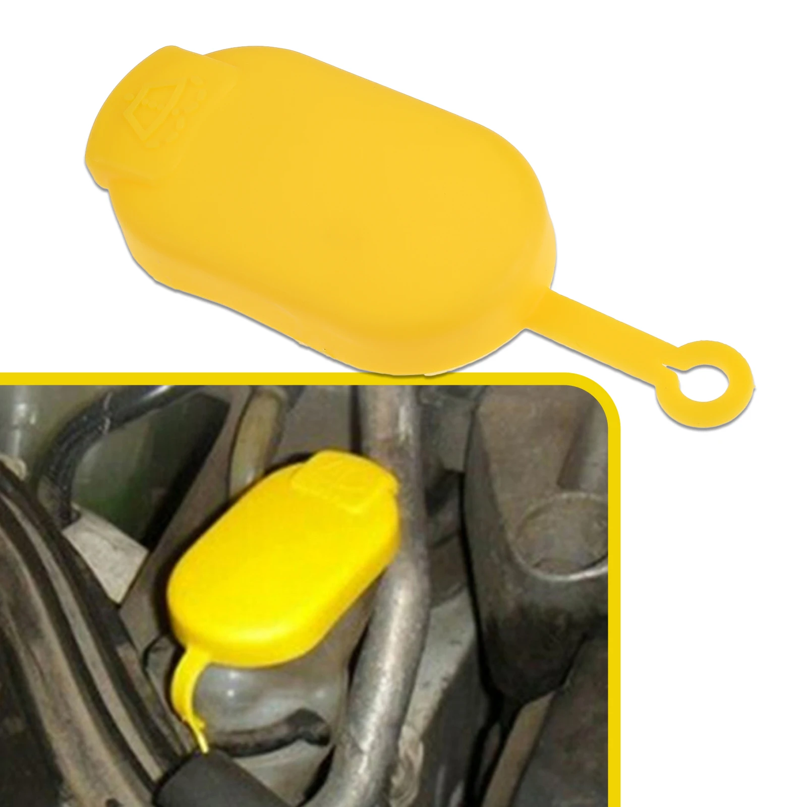 2 or 1pc Car Windshield Washer Fluid Reservoir Cap Tank For Renault ...