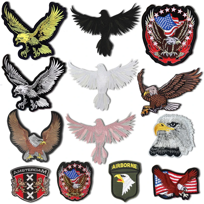 Eagle Patches Jackets | Jacket Clothing | Biker Patches | Stickers - Biker Animal - Aliexpress